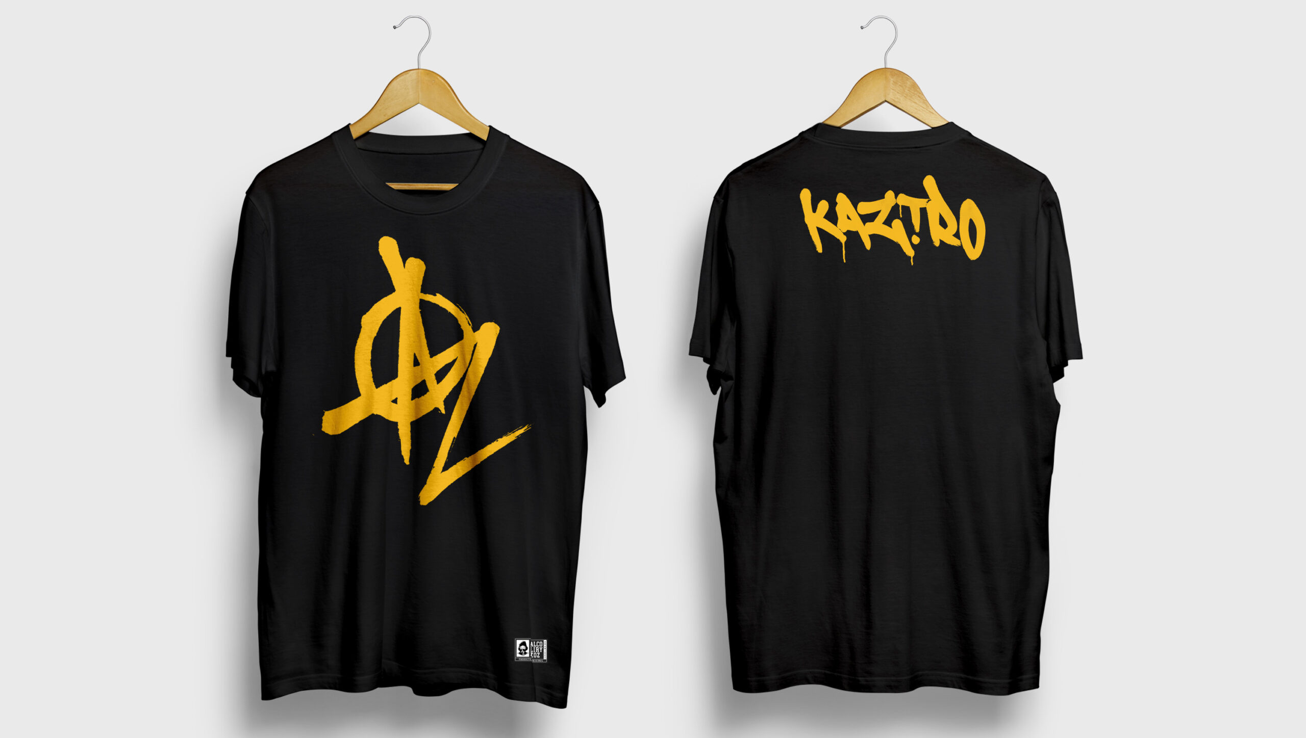 Camiseta AlcolirykoZ Negra Blanco - Alcolirykoz